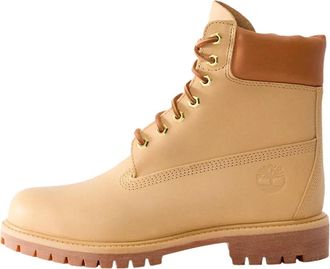 Timberland Stiefel - Stivale Stringato Waterproof Premium 6-Inch Medium - Gr. 41,5 (EU) - in Beige - f&uuml;r Damen