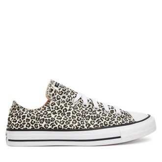 Converse Sneakers aus Stoff Converse Chuck Taylor All Star Leopard A14941C Beige