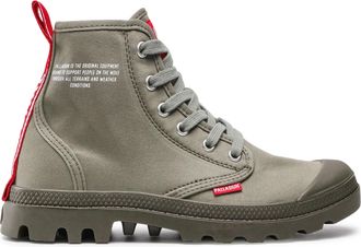 Palladium Schnürstiefeletten Palladium Pampa Hi Dare 76258-325-M Grün