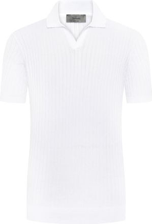 Ferrante Softes Poloshirt aus &auml;gyptischer Baumwolle mit Variokragen in