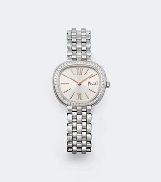 Piaget Verzierte Uhr Sixtie aus Edelstahl