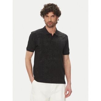 La Martina La Martina Poloshirt Allen MAP010 JS402 Schwarz Regular Fit