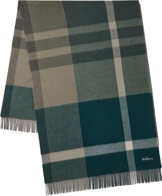 Mulberry Gro&szlig; karierter Wollschal - - Accessories - Damen - Mehrfarbig - ONE SIZE