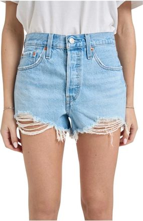Levi's Femme, Shorts, Bleu, Taille: W25 501 Original Shorts