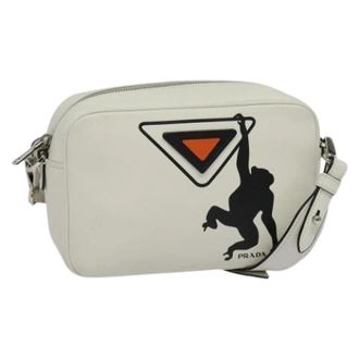 Prada Pre-owned Leder prada-taschen - - Pre-owned - Damen - Wei&szlig; - ONE SIZE