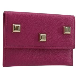 Ferragamo Porte-cartes Pre-owned - Femme - Pre-owned - Rose - Taille: ONE Size