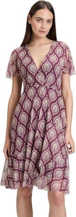 Cartoon Volantkleid Damen Volantkleid mit Rüschen