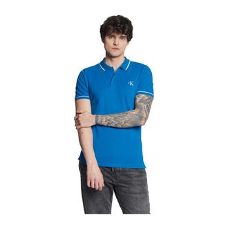 Calvin Klein Slim Polo - - Tops - Herren - Blau - XS