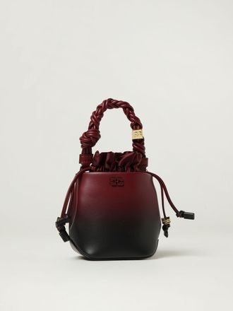 Ganni Sac &agrave; Main GANNI Femme couleur Rouge