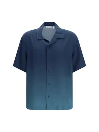 Off-white Mens Shirt Arrow Monogram Dark Slate Viscose