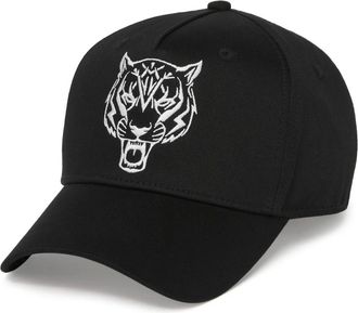Plein Sport unisex, Accessoires, Noir, Taille: ONE Size Baseball Cap Tiger