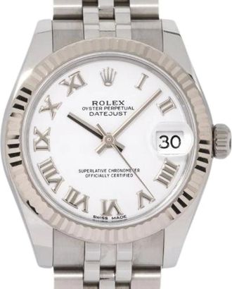 Rolex Pre-owned Datejust 31 - Femme - Pre-owned - Blanc - Taille: ONE Size