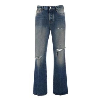 Amiri Slashed Boot Cut Jean - - Jeans - Herren - Blau - W29