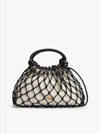 Tommy Hilfiger Sac bandouli&egrave;re Soft Leather en macram&eacute;