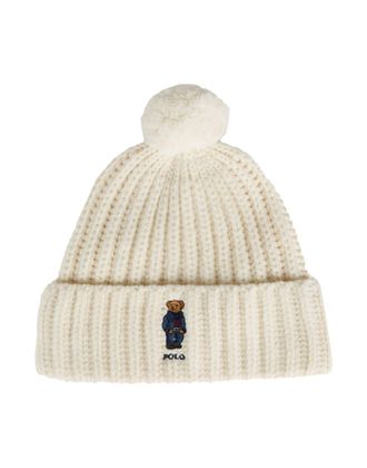 Ralph Lauren Polo Bear Rib Pom-Pom Beanie Hat