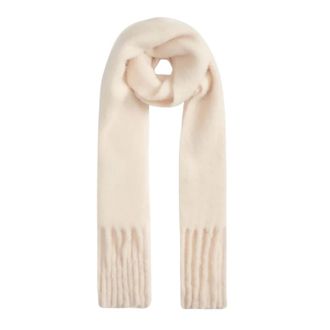 PESERICO unisex, Accessoires, Blanc, Taille: ONE Size Estola boucl&eacute; alpaca y lana v&iacute;rgen