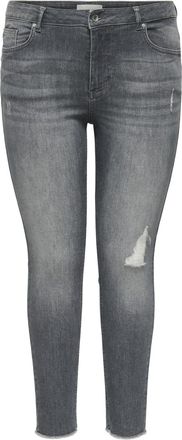Only Carmakoma Carwilly Reg Skinny ANK Destr Jeans DNM