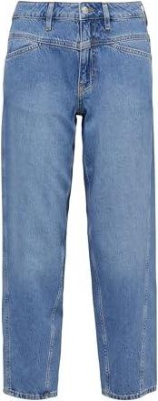 Comma Jean Barrel Leg en coupe d&eacute;contract&eacute;e, 54z7_bleu, 38