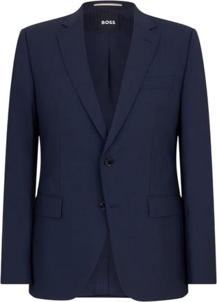 HUGO BOSS Anzugjacke f&uuml;r Herren, Reverskragen (Blau)