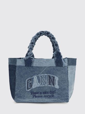 Ganni Sac &agrave; Main Femme couleur Bleu