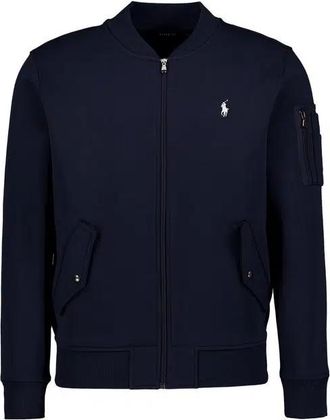 Polo Ralph Lauren Herren Sweatjacke blau Baumwolle unifarben