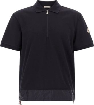 Moncler Homme, Tops, Bleu, Taille: L Polo