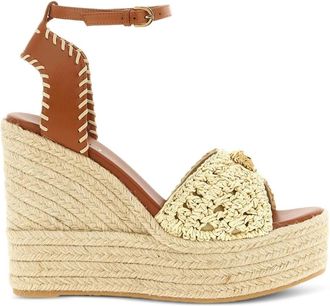 Versace Naturale Ambra Oro Wedge - - Shoes - Damen - Beige - 41 EU