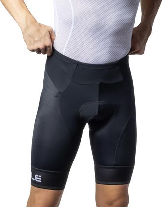 Alé Alé Cycling Herren Pragma Corsa Shorts, schwarz-weiß, L