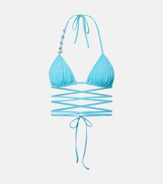 Loewe Haut de bikini Paulas Ibiza en jacquard