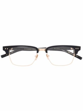 Dita Eyewear lunettes de vue Statesman Three &agrave; monture carr&eacute;e - Noir