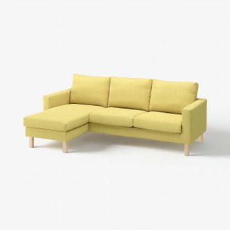 IKEA SALTSJ&Ouml;BADEN 3er-Sofa mit R&eacute;camiere