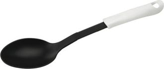 Fackelmann 49238 Cuillère de Service, Cuillère de Cuisine, Ustensile de Cuisine, Polypropylène, Nylon, Blanc, Noir, 32 cm x 6,5 cm x 5 cm