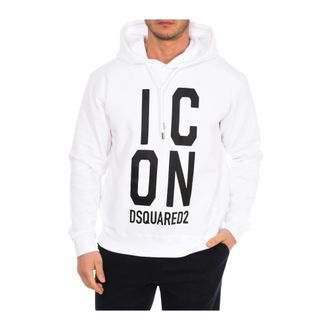 Dsquared2 Icon Squared Cool Fit Hoodie - - Sweatshirts & Hoodies - Herren - Wei&szlig; - S