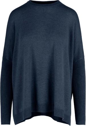 Bomboogie Femme, Pulls, Bleu, Taille: 40 FR Pull en laine m&eacute;rinos oversize