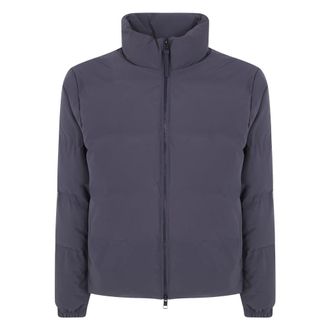 People of Shibuya Tama Turtle Neck Full Zip Sport Jacket - Homme - Vestes - Gris - Taille: 2XL