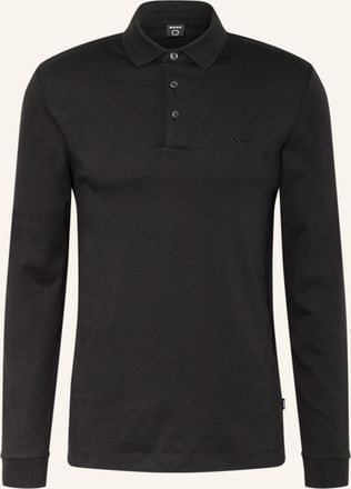 HUGO BOSS Jersey-Poloshirt Pado schwarz