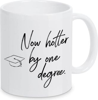 artboxONE Tasse Hotter by one Degree von AB1 Edition - Kaffeetasse Typografie