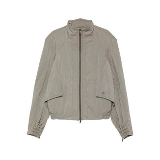 Vivienne Westwood Orb Plaque High-Neck Jacket - - Jackets - Herren - Grau - M