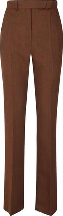 Elisabetta Franchi Pa18667E2 Pantalon - Femme - Pantalons - Brun - Taille: 36 FR