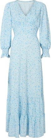 Americandreams Americandreams, Femme, Robes, Bleu, Taille: 40 FR Koko Dress Long Closed Back