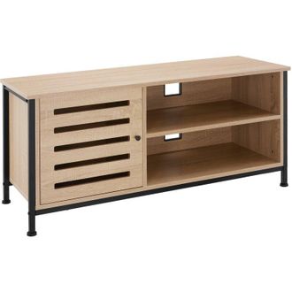 TecTake Meuble pour t&eacute;l&eacute;viseur Galway 110x41,5x50,5cm