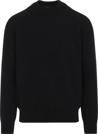 Brioni Pull Col Rond - Noir