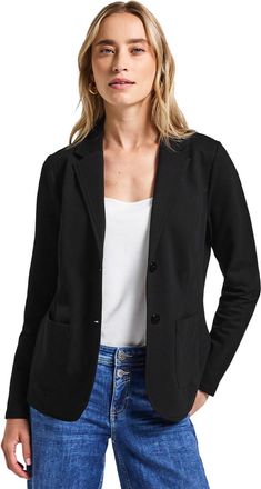 Street One Damen 2116815 Blazer, Black, 38