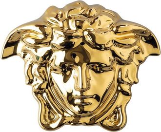 Rosenthal Medusa Gypsy - Dose - Schmuckdose, Schmuckaufbewahrung - Porzellan Gold - Maße (BxHxT): 10 x 7,5 x 8 cm