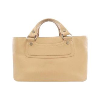 Celine Sac &agrave; main en cuir Pre-owned - Femme - Pre-owned - Beige - Taille: ONE Size