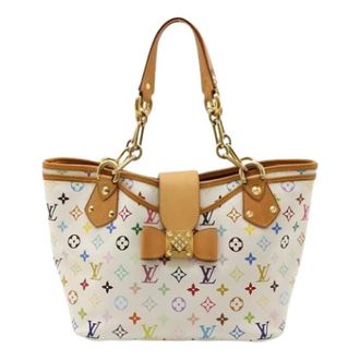 Louis Vuitton Pre-owned Vintage Stoff Handtasche - - Pre-owned - Damen - Wei&szlig; - ONE SIZE
