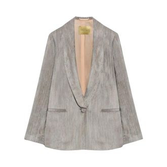 Momoni Pembroke Blazer - - Jackets - Damen - Grau - M