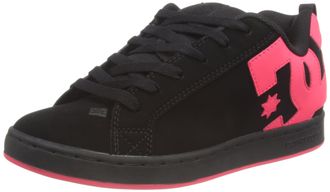 DC Damen Court Graffik Casual Low Top Shoe Skate-Schuh, Schwarz Pink 1, 42.5 EU