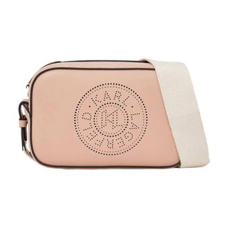 Karl Lagerfeld K/Circle Perforierte Crossbody Bag - - Bags - Damen - Beige - ONE SIZE