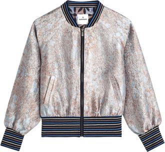 Summum Femme, Vestes, Bleu, Taille: 42 FR Veste Jacquard